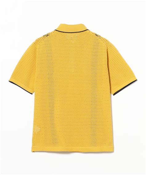 Beams Plus（ビームス プラス）knit Polo Mesh Stripe（シャツ・ブラウス ポロシャツ）通販｜beams