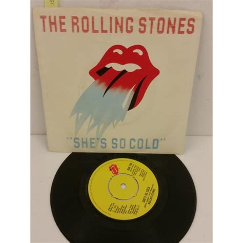 The Rolling Stones Shes So Cold 7 Inch Single Rsr 106