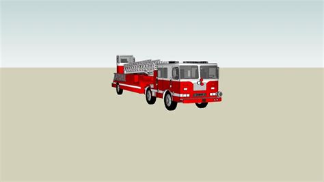 Tractor Dawn Ariel Fire Truck Tiller 3d Warehouse