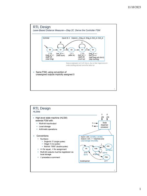 Lecture 6 Rtl Design 2 Pdf Digital Electronics Computer Programming