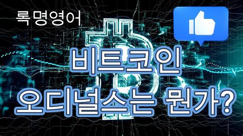 비트코인 오디널스는 무엇인가 Youtube
