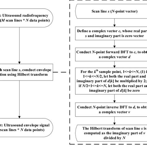 Flow Chart Of The Ultrasound Radiofrequency Signal Envelope Detection Download Scientific