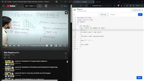Ayush Shukla On Linkedin Day7 Rohitnegi Codingchallenge Patternprinting Continuouslearning