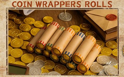 512 Pieces Assorted Coin Wrappers Rolls Preformed Coin