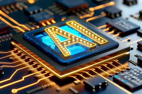 Glowing Ai Brain Interface With Digital Connections Futuristic Technology Cybernetic