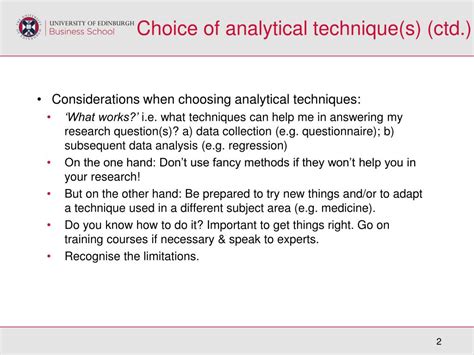 Ppt Choice Of Analytical Techniques Powerpoint Presentation Free Ppt Choice Of Analytical Techniques Powerpoint Presentation Free