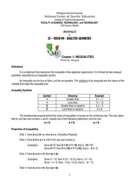 Materials In Analytic Geometry Pdf Cartesian Coordinate System