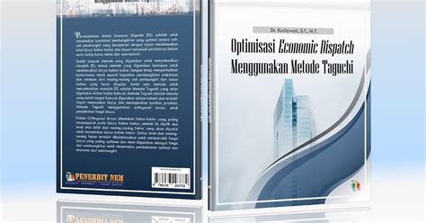 Penerbit Nem Optimisasi Economic Dispatch Menggunakan Metode Taguchi