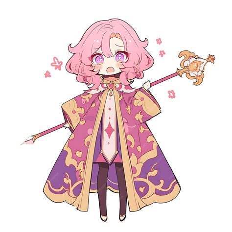 Ethmamancer Mage With Emotion And Thought Patterned Pink And Character
