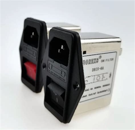 DBi A A A A EMI Filter With Fuse IEC Socket Type With Safety Switch Power Filter EMI