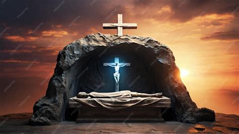 Premium Photo A Stunning Depiction Of The Resurrection Of Jesus