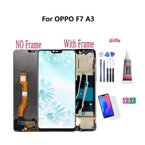 Lcd With Frame For Oppo F A Lcd Display With Touch Screen Glass Panel Monitor Assembly