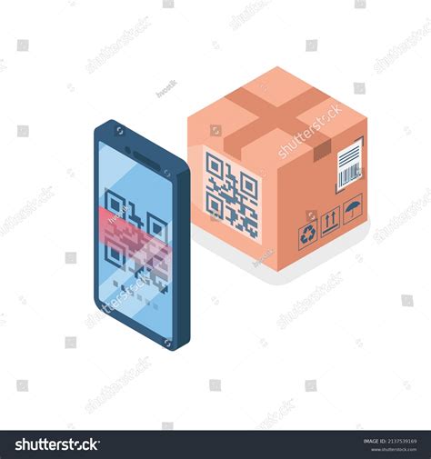 Scanning Qr Code On Mobile Phone Stock Vector Royalty Free 2137539169 Shutterstock