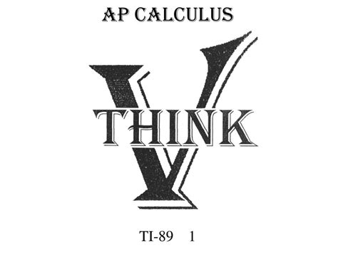 PPT AP CALCULUS PowerPoint Presentation Free Download ID 2491976