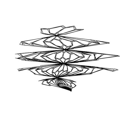 Premium Vector Vector Illustration Of Abstract Volumetric Meshe