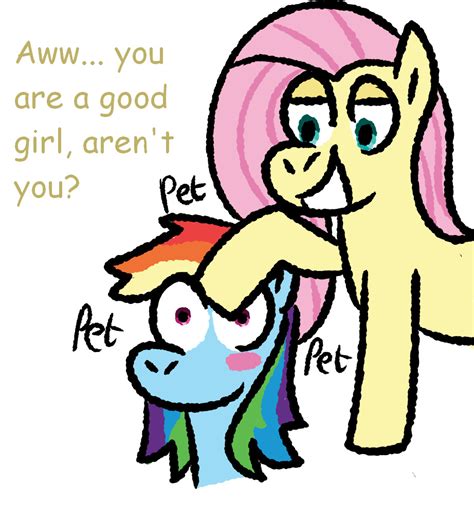 Fluttershy Gives Rainbow Dash An Awakening On Purpose Zoeyhorse On