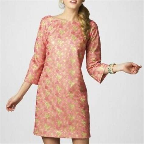 Lilly Pulitzer Mandy Hotty Pink Loopy Lilly Embroider Gem