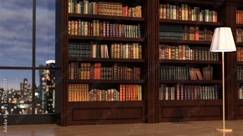 オンラインミーティング用背景 テレビ会議背景用 Zoom会議背景用 Cg 部屋 ラウンジ 本棚 書斎 Video Conferencing