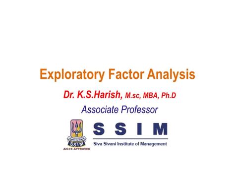 Exploratory Factor Analysis Pptx
