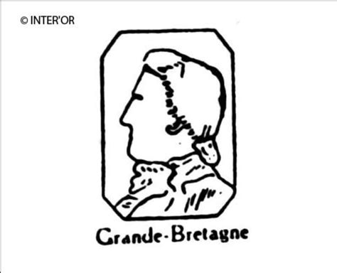 Tete de souverain - poinçon GRANDE BRETAGNE | InterOr Paris