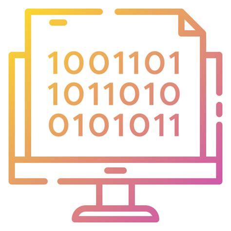 Binary Code Good Ware Gradient Icon