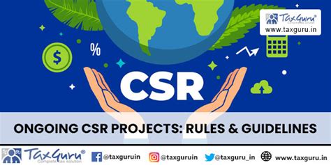 Ongoing Csr Projects Rules And Guidelines