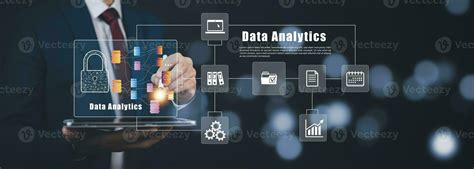 Working Data Analytics And Data Management Systems And Metrics Connected To Corporate Strategy