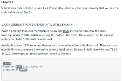 Solved Please Use Assembly Language For X86 To Solve This