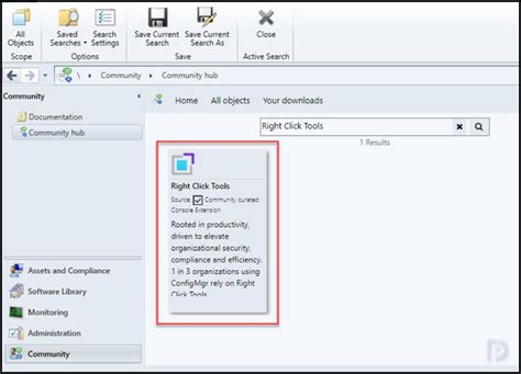 install right click tools sccm console extension