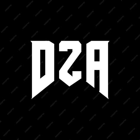 Premium Vector Dza Letter Logo Design For Technology Company Dza Logo Design Black And White Premium Vector Dza Letter Logo Design For Technology Company Dza Logo Design Black And White