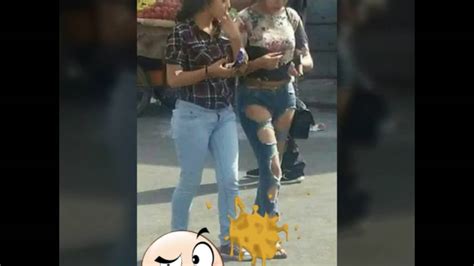 لباس ضيق في الشارع Youtube