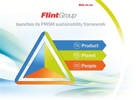 Flint Group Launches Its Prism Sustainability Framework Print