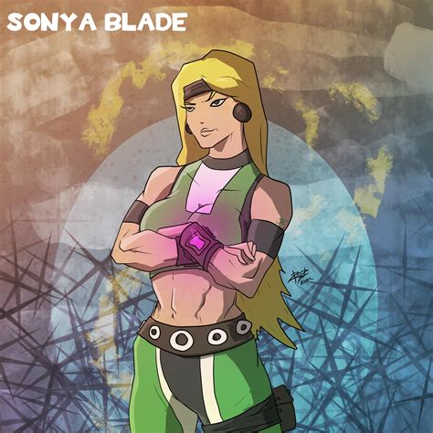 Sonya Blade Mortal Kombat Redesign By Rezon23 On Deviantart