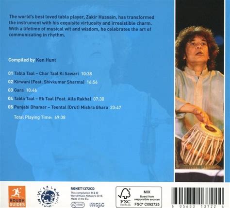 zakir hussain the rough guide to zakir hussain cd zakir hussain