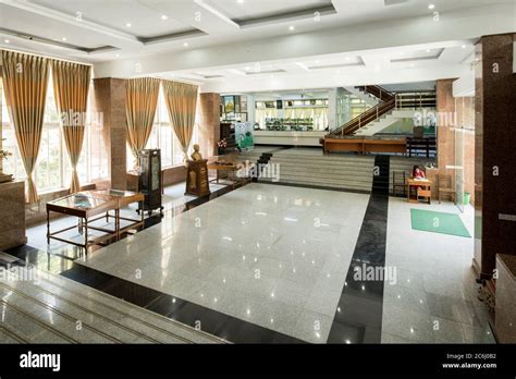 Interior Of Central Library Designed By U Kin Maung Lwin In 1976 Yangon University Yangon