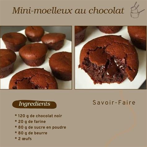 Mini Moelleux Au Chocolat Artofit