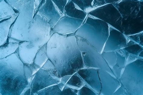 Premium Ai Image Ice Texture