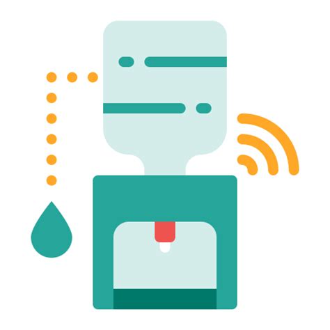 물 디스펜서 아이콘 Generic Flat