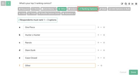 Ranking｜surveycake Help Center