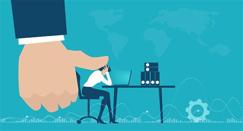 압력과 스트레스로 늦은 시간을 일하는 사업가 금융 및 경제적 위기 데드 라인 문제와 피로 모던 플랫 디자인 비즈니스 컨셉 일러스트 비즈니스에 대한 스톡 벡터 아트 및 기타