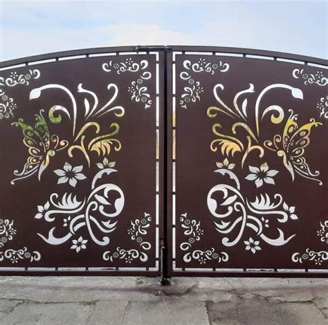 Cnc Plasma Curl Gate Svg Dxf Design Makerbhawan