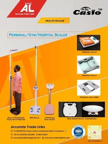 Baby Cum Adult Weighing Machine For ATL CASIO At 4800 Piece In Thiruvananthapuram ID