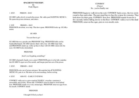 Short Film Film Script