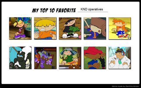 My Top 10 Favourite Knd Operatives Reupload By Arthurengine On Deviantart