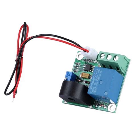 Ac Current Detection Sensor Module Relay Adjustable Overcurrent