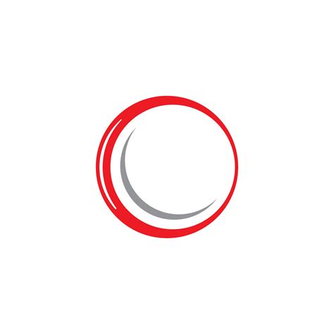 Abstract Red Circle Logo Vector Template 2229294 Vector Art At Vecteezy