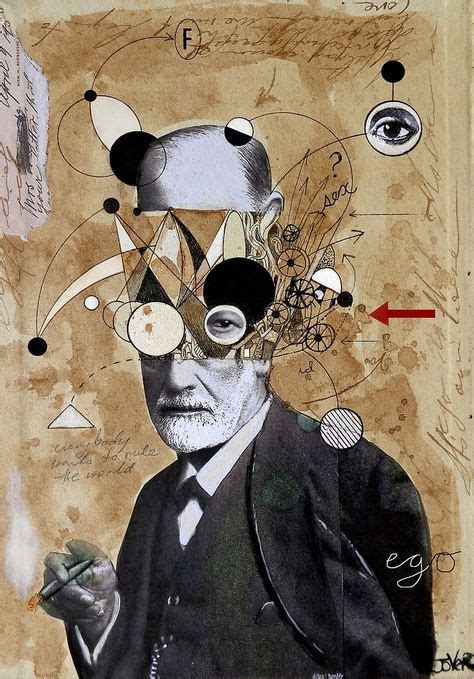 Freud With Abstracted Concepts By Loui Jover Psychoanalysis Art