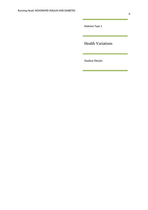 Novorapid Insulin And Diabetes Components Efficacy Side Effects And Nursing Assessment