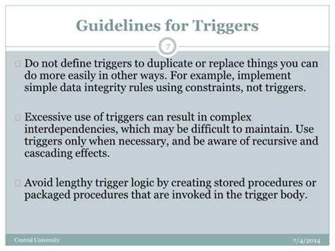 Database Trigger Pdf Databases Computer Software And Applications