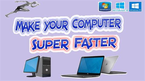 How To Make Your Computer Super Faster Speed Up Your Pc Like New Windows 78 And 10 Youtube